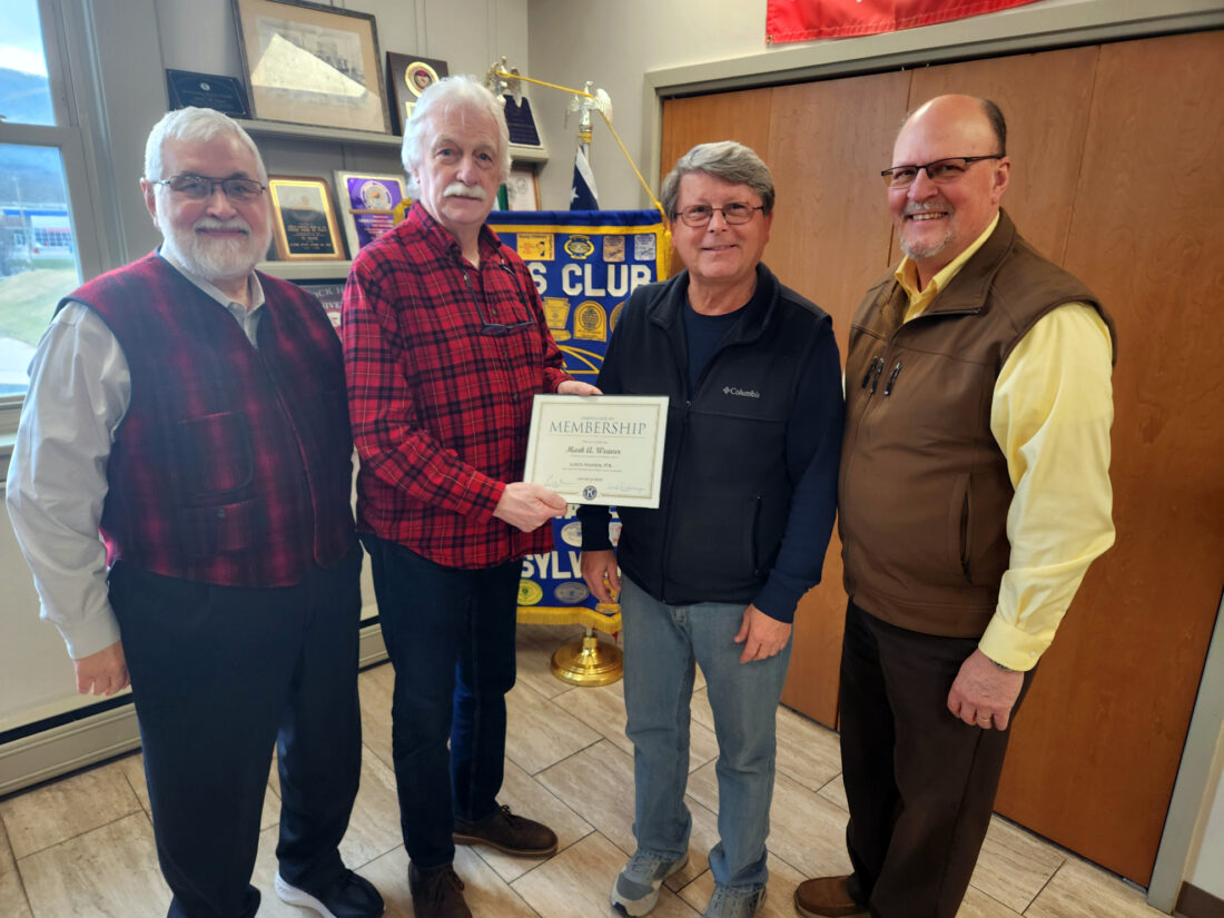 Lock Haven Kiwanis inducts new member | News, Sports, Jobs - The Express